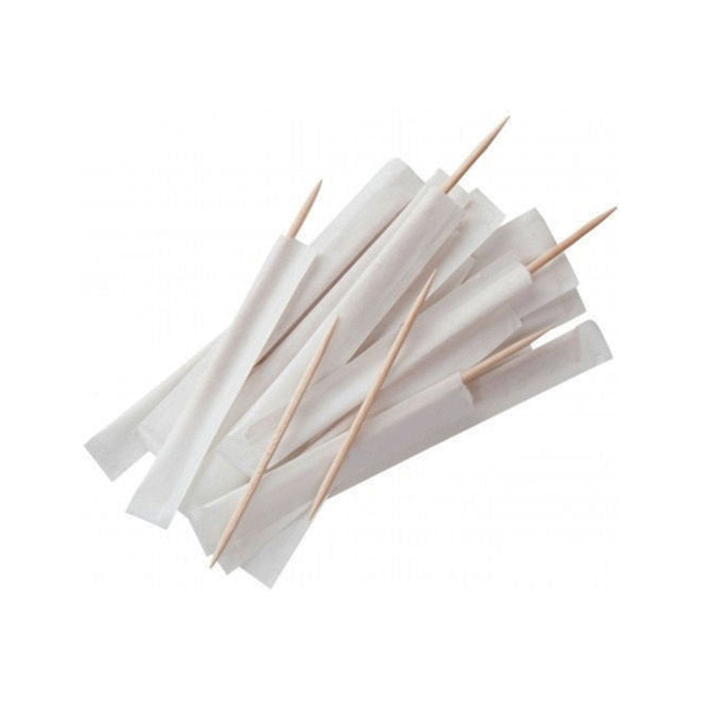 1000 Pcs Individually Wrapped Toothpicks – General Papir